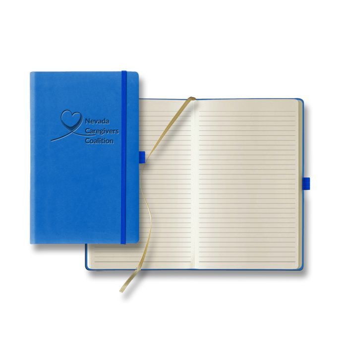 Italian Made Tucson Medium Ivory Journal 5 x 8 | Notebooks with Logo
