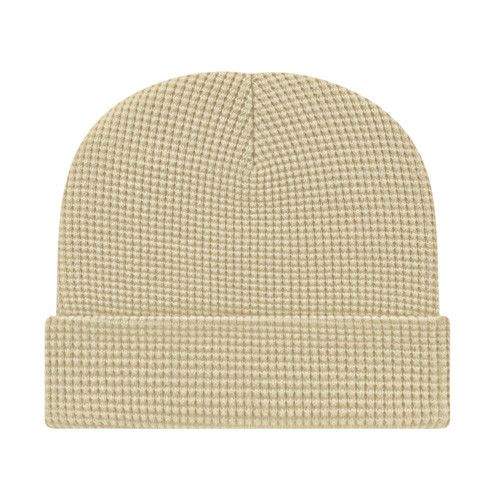 Promotional Waffle Knit Cap with Cuff | 4AllPromos