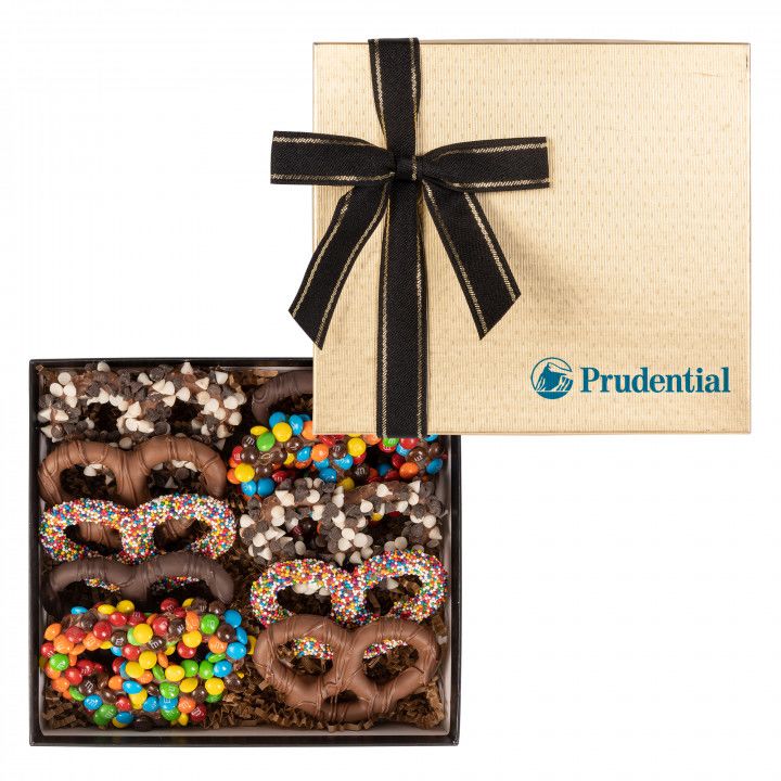 Gourmet Pretzel Assortment in Imprinted Foil Bpx