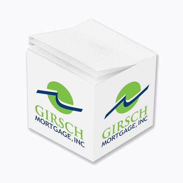 Full Color 3M Post-It Sticky Note Cube Full Size 2 3/4 inches