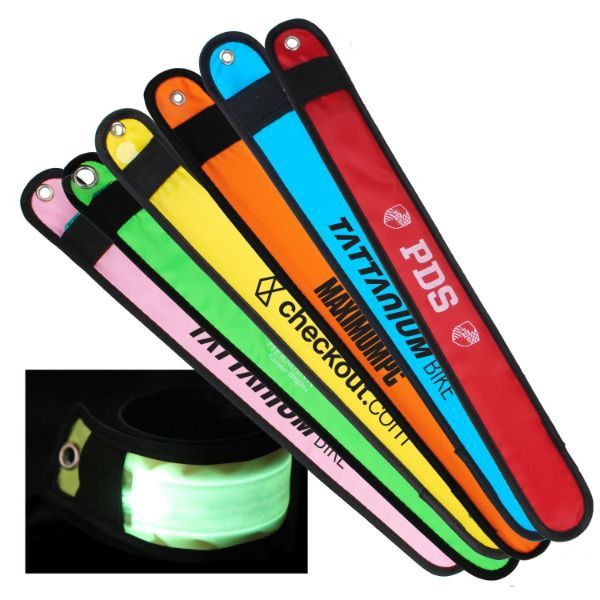 Logo Imprinted LED Slap Bracelet | Event Wristbands