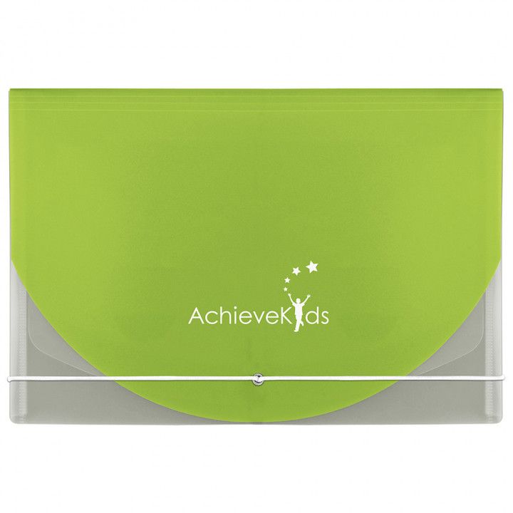 Logo Color Flap Translucent Document Holder | Custom Office Supplies