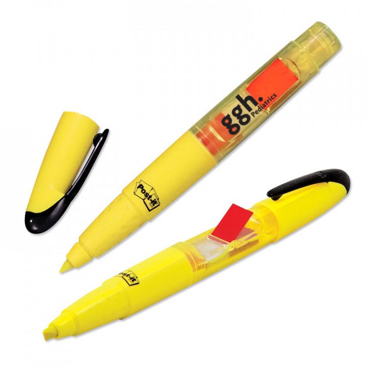 Full Color Logo Post-It Flag and Highlighter | Custom Office Supplies