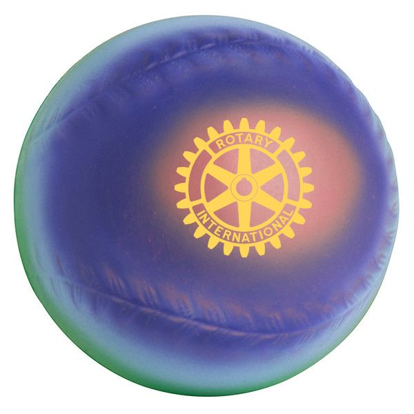 Imprinted Rainbow Stress Reliever Ball