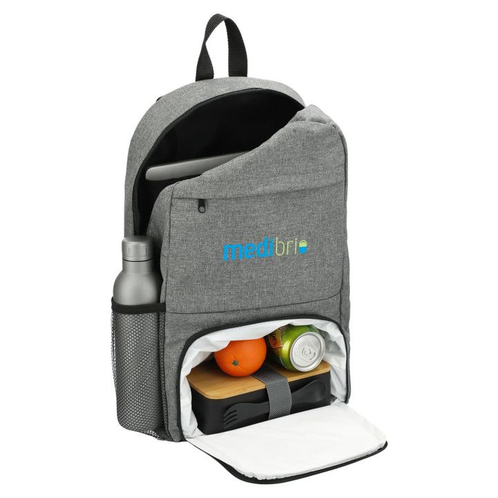 Custom Logo PolyCanvas Insulated Computer Backpack