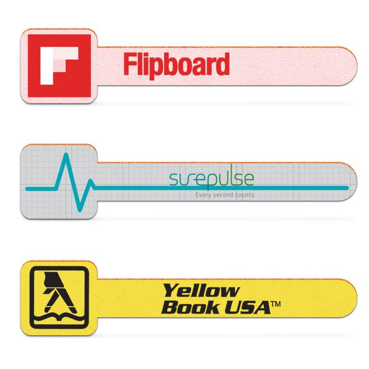 Logo Horizontal Square Emery Board | Promo Emery Boards Wholesale