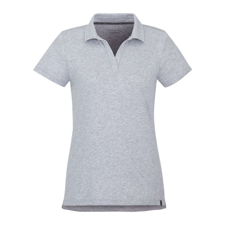 Custom Logo Ladies Recycled Cotton/Poly Polo - SOMOTO