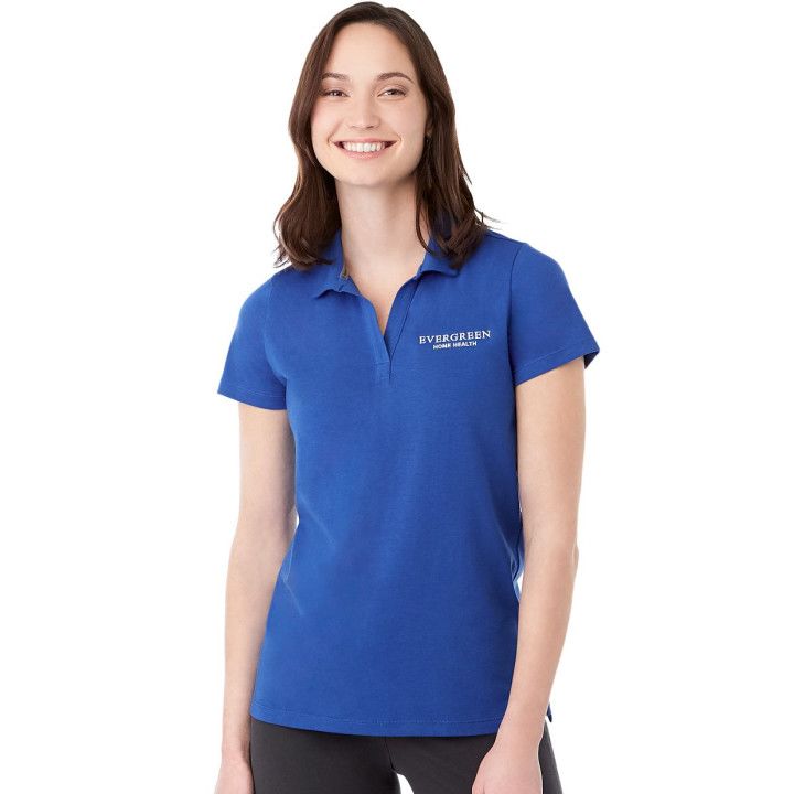 Custom Logo Ladies Recycled Cotton/Poly Polo - SOMOTO