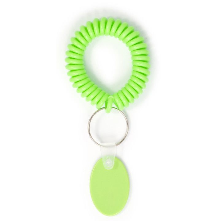 Promotional Wrist Coil Key Ring and Key Tag | 4AllPromos
