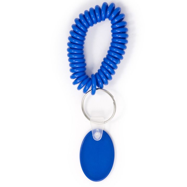Promotional Wrist Coil Key Ring and Key Tag | 4AllPromos