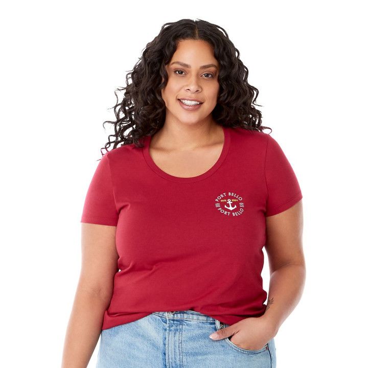 Embroidered Logo SOMOTO Eco Short Sleeve Women's Tee