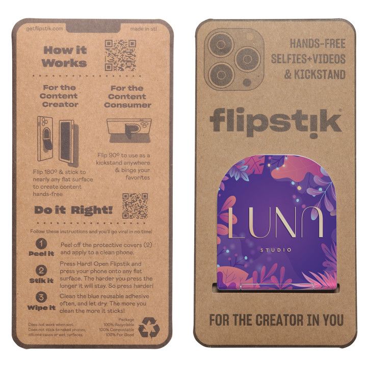 Promotional Full Color Sticky Phone Stand FlipStik