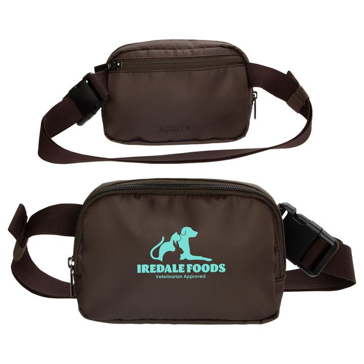 Custom Logo Water Resistant Unisex Belt Bag - Aeroloft