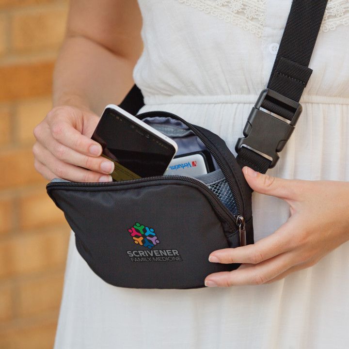 Custom Logo Water Resistant Unisex Belt Bag - Aeroloft