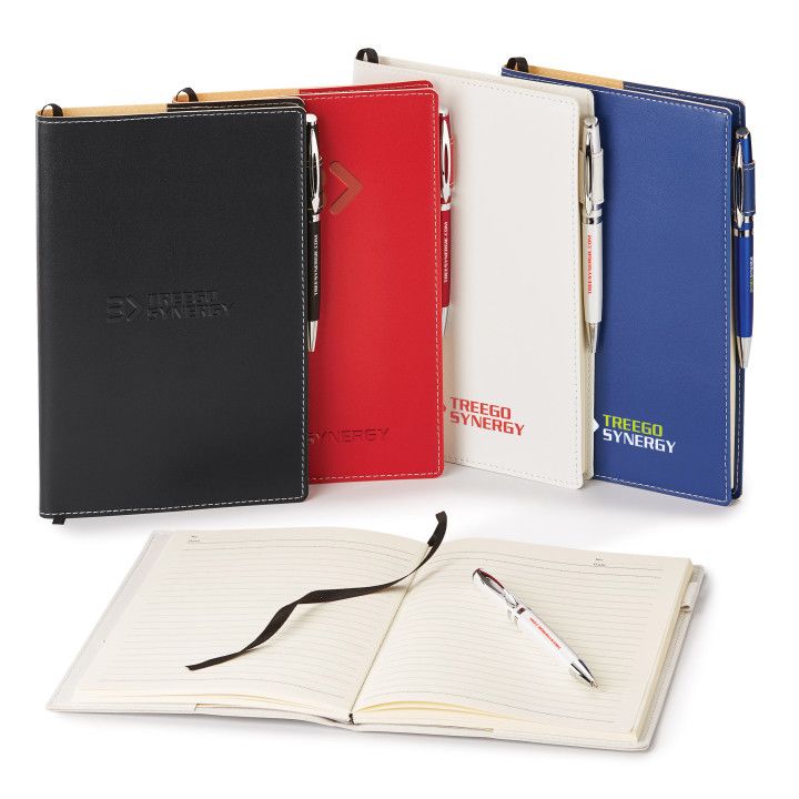 Logo Bradford Refillable Soft Cover Journal Combo | Custom Journals