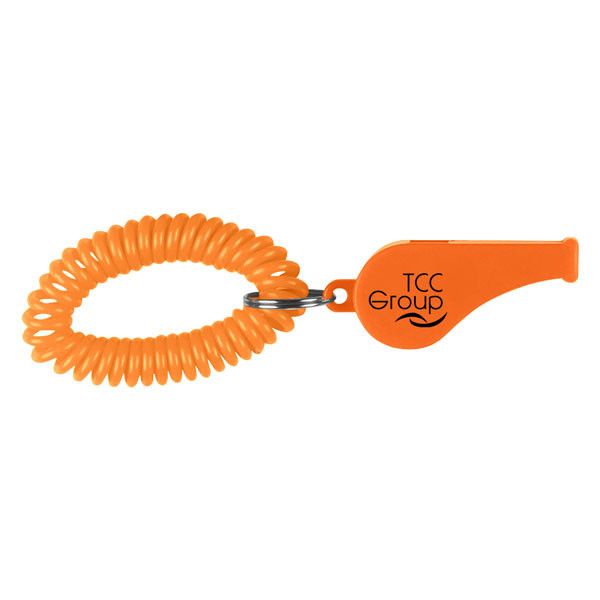 Custom Whistle with Coil | Promotional Imprinted Whistles