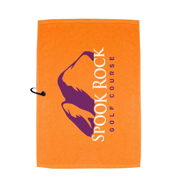 Imprinted Logo Champions Golf Towel | Custom Golf Gifts