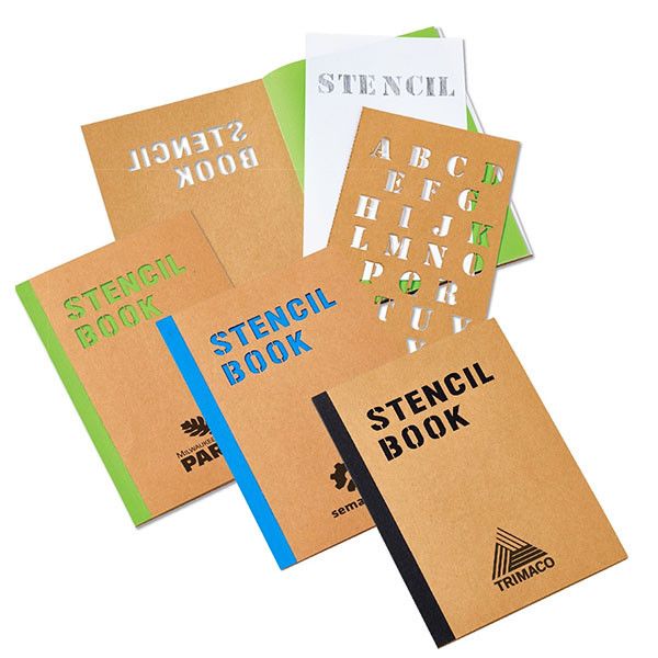 Logo Imprinted Stencil Book | Promotional School Giveaway