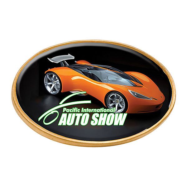 Oval Domed Lapel Pin with Logo | Branded Oval Lapel Badges