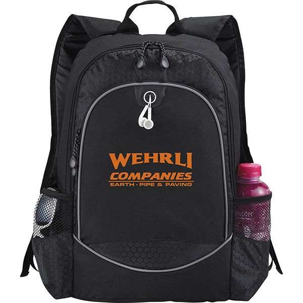 Logo Hive 15" Computer Backpack | Promotional Travel Backpacks