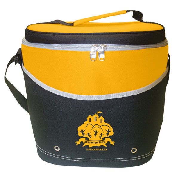 Custom Two-Liter Bottle Cooler with Shoulder Strap | Promo Coolers