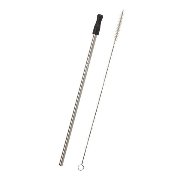 Branded Stainless Steel Straws | Stainless Straw with Cleaning Brush