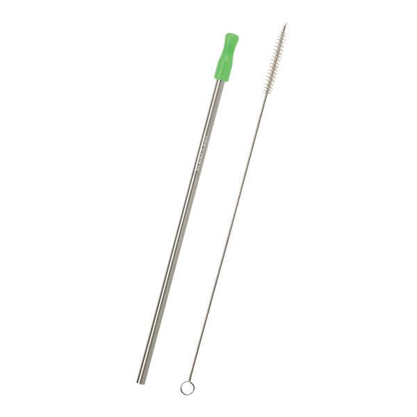 Branded Stainless Steel Straws | Stainless Straw with Cleaning Brush