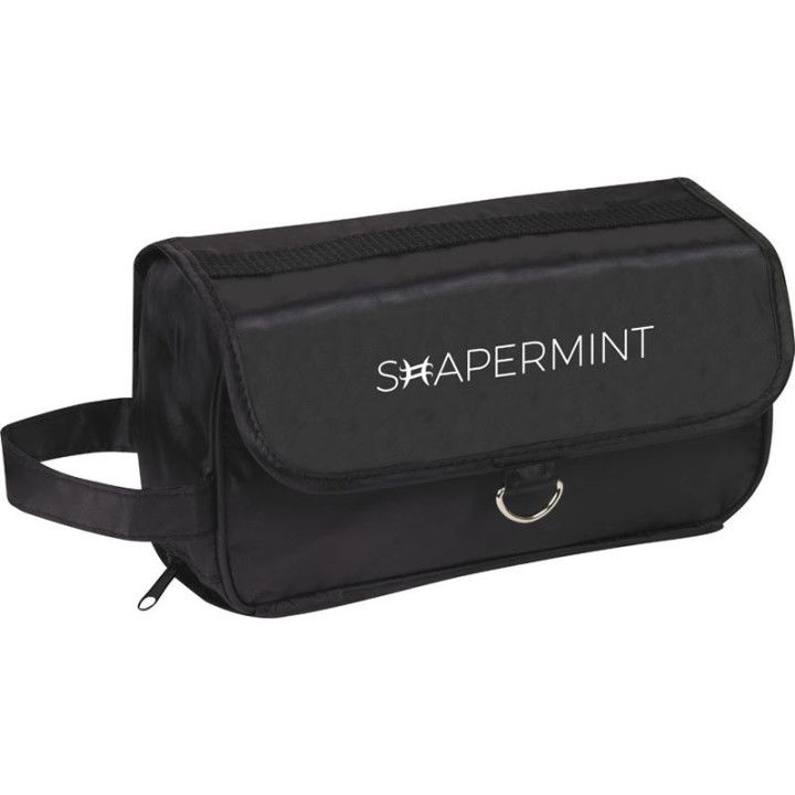 Custom Logo Fold-Up Toiletry Travel Bag | Promotional Travel Amenities