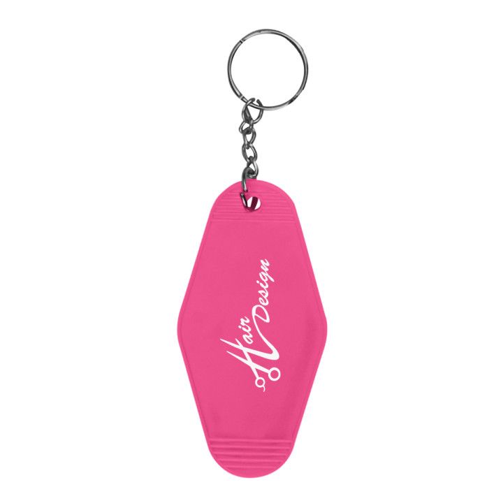 Imprinted Motel Style Key Ring | Customized Promo Giveaways