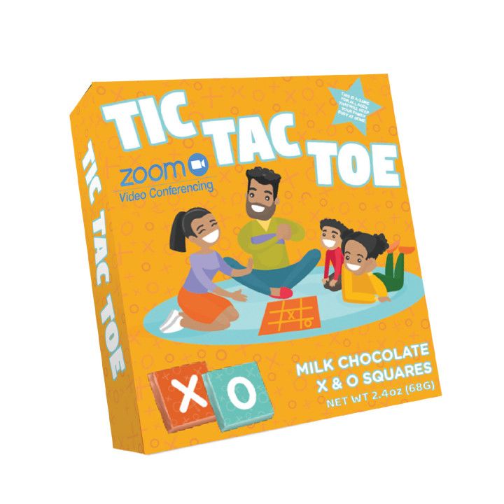 Custom Logo Chocolate Tic Tac Toe Box | Printed Candy Gifts