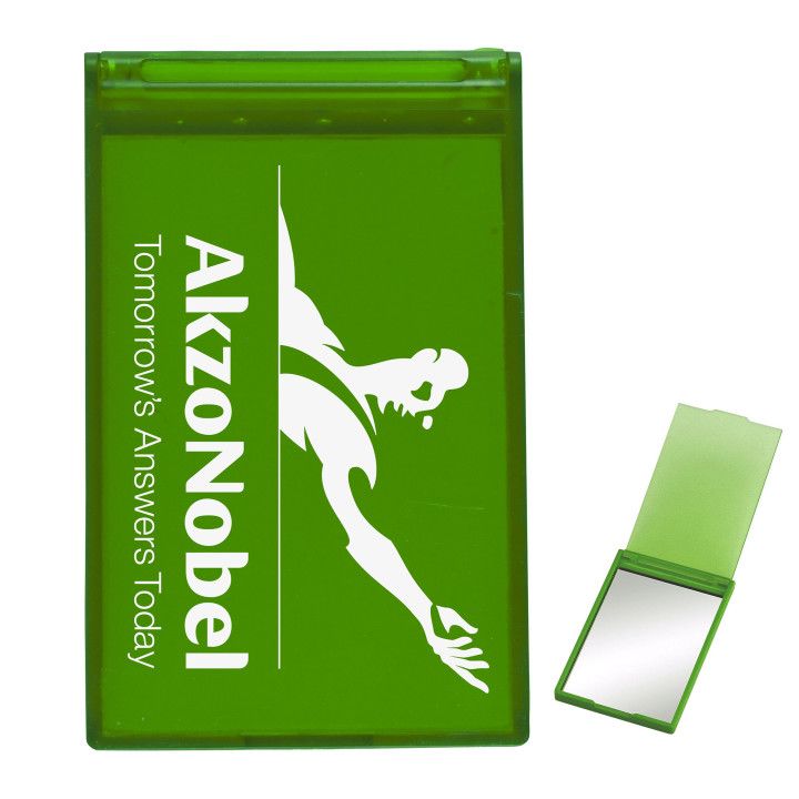 Personalized Rectangular Compact Mirror | Branded Locker Mirrors