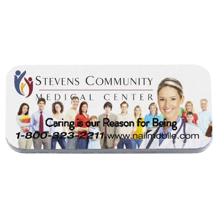Custom Smile File Rectangle Thick Foam Nail File | Logo Emery Boards