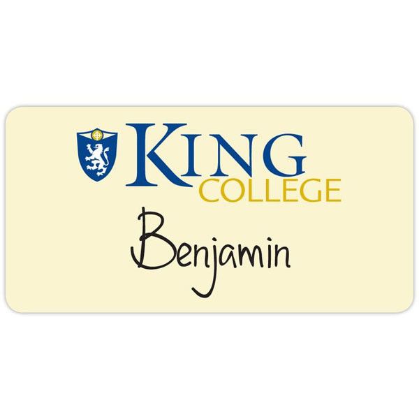 Budget ID Badge with Full Color Imprint | Promotional Name Badges