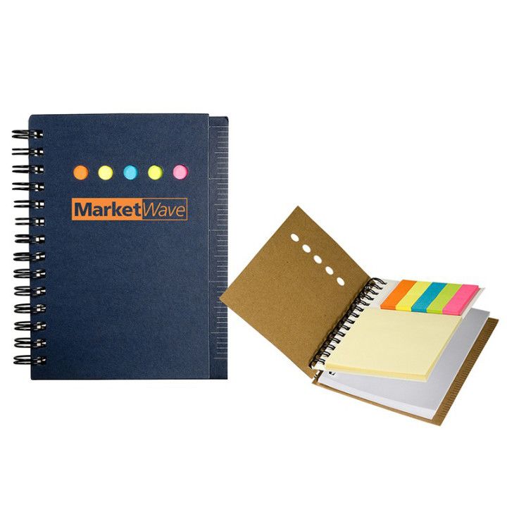 Customized Eco Mini-Sticky Book with Ruler | Printed Jotters