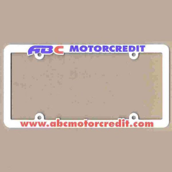 Economy Plastic License Tag Frame | Cheap Custom License Plate Frames