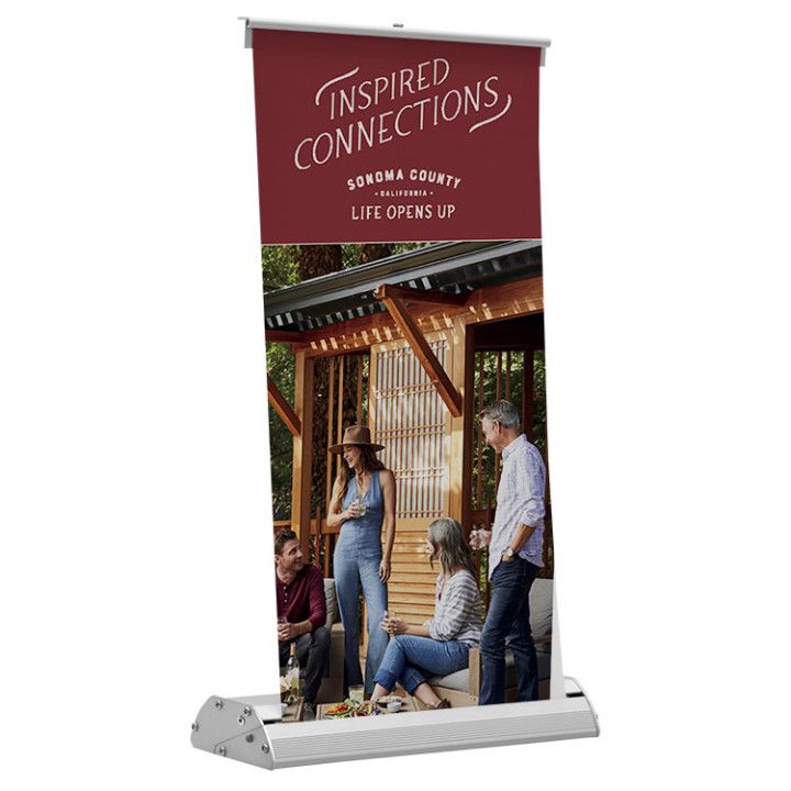 Deluxe Mini Retractor Banner Kit With Logo | Promotional Banners