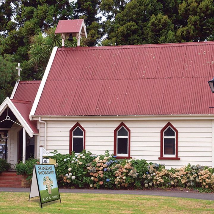 Logo Superstrong 24" x 36" Iron Frame Sign Kit | Entry Sign Stands