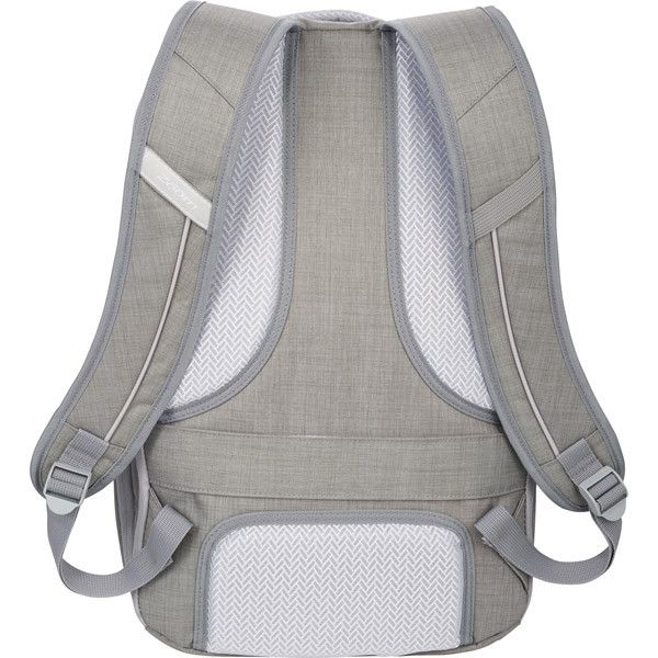 Imprinted Zoom Grid TSA Computer Backpack | Custom TSA Backpacks