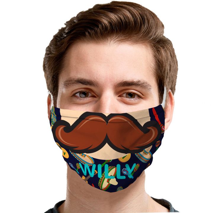 Personal Mustache Face Mask | Custom Face Covering