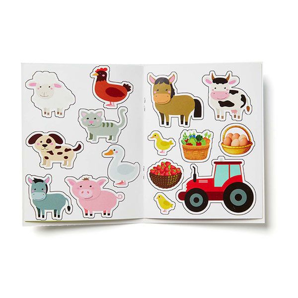 Custom Kid's Reusable Sticker Book | Logo Books for Kids