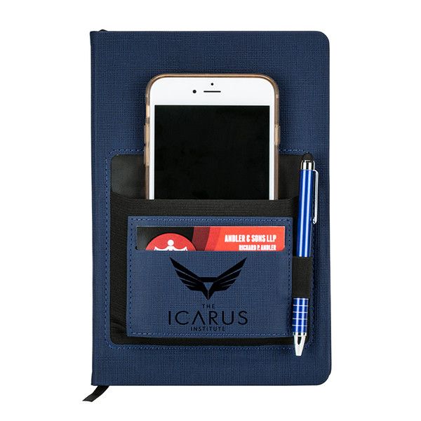 Cross Hatch Custom Notebook 5 x 8 | Promotional Notebooks