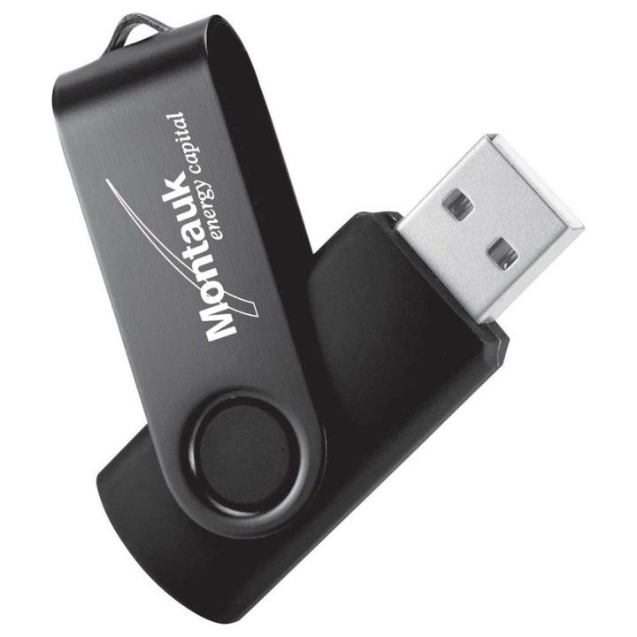 2GB Promotional Two Toned Swivel Flash Drive | Imprinted Flash Drive