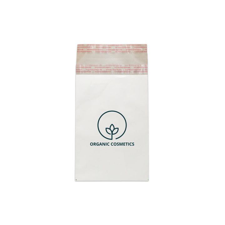 Custom 100% Recycled 6 x 9 White Poly Mailer | Printed Mailers