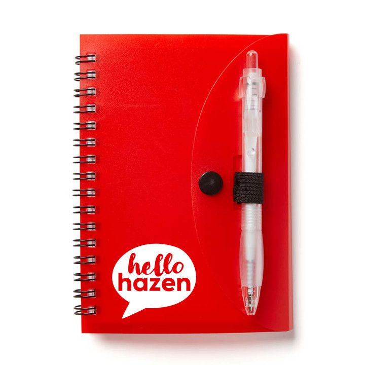 Promotional Spiral Notebook with Pen | Promo Journals & Notebooks