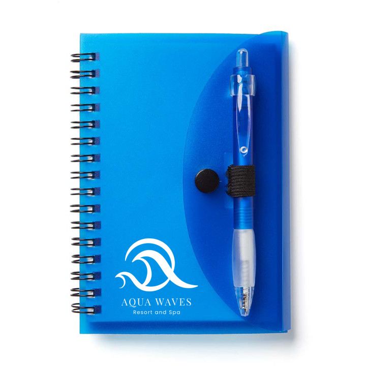 Promotional Spiral Notebook with Pen | Promo Journals & Notebooks