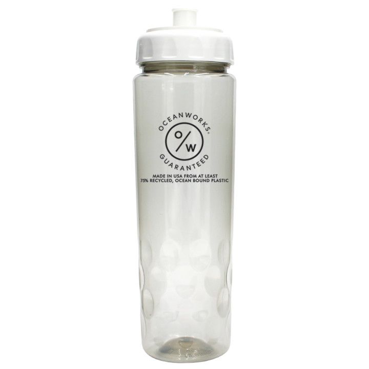 24 oz Promotional Ocean Plastic Water Bottles | Eco Drinkware