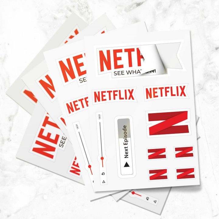 6 x 4 Inch Full Color Custom Sticker Sheet