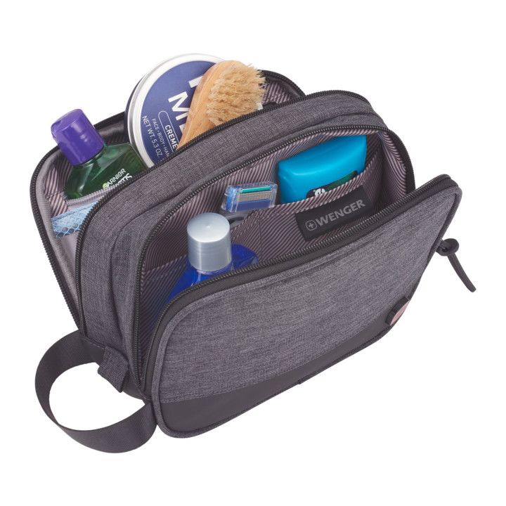 Recycled Wenger Dual Compartment Dopp Kit with Logo