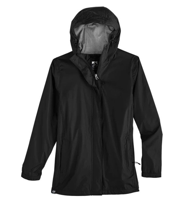 Custom Logo Voyager Women's Waterproof Packable Rain Jacket