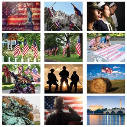 America Wall Calendar Patriotic Promotional Items | Custom Calendars